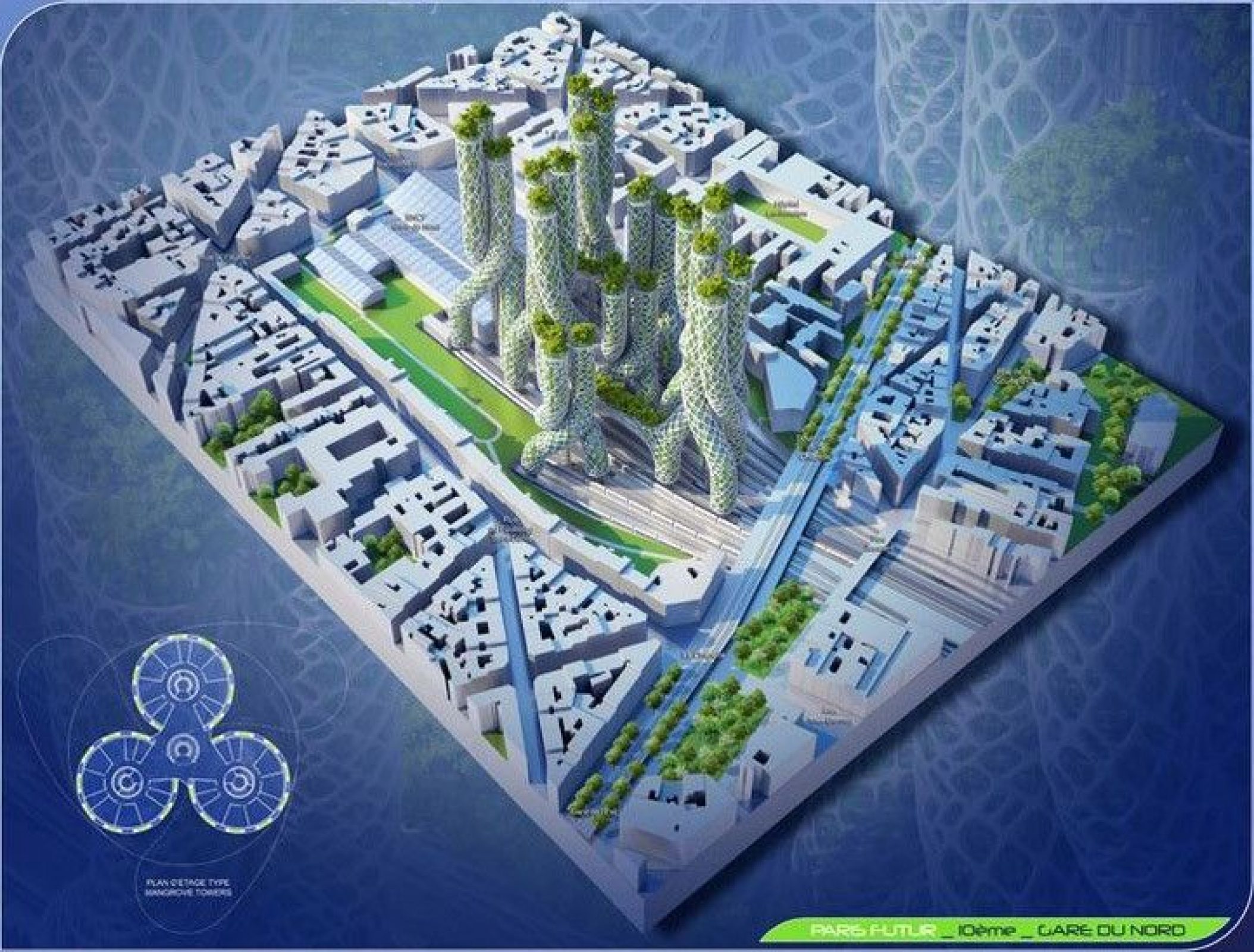 Paris Smart City 2050 | Vincent Callebaut - Arch2O.com