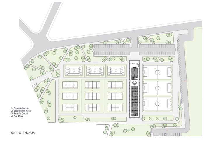 Open Court Sports Complex | BKA - Arch2O.com