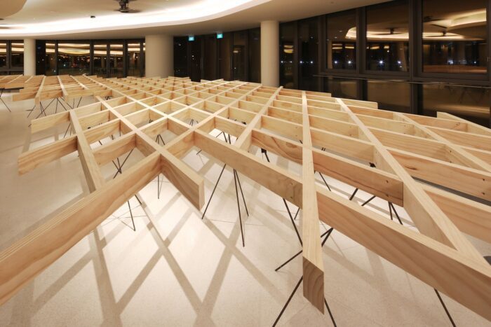 Grid Structure Installation | SUTD faculty - Arch2O.com