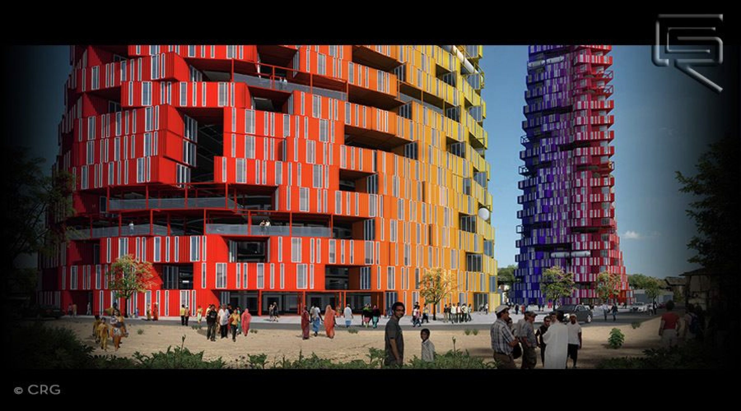Shipping Container Skyscraper | CRG Architects - Arch2O.com