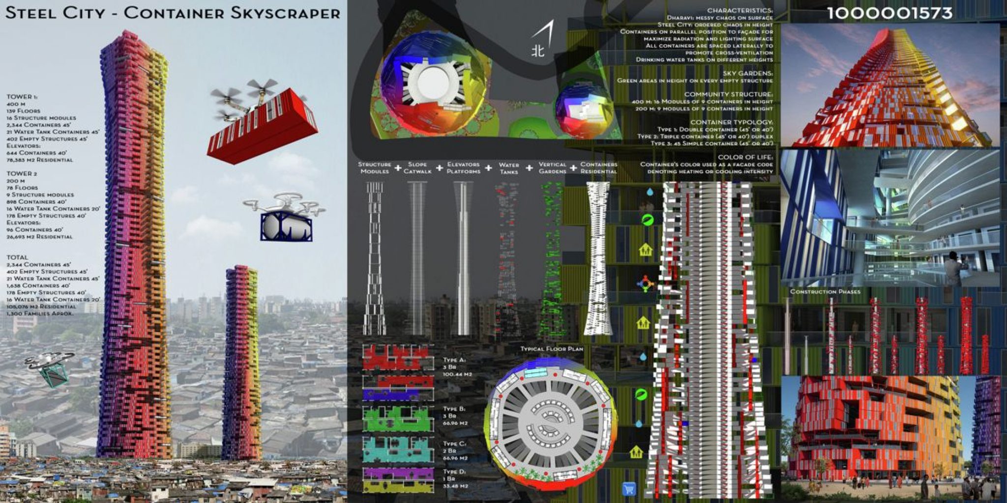Shipping Container Skyscraper | CRG Architects - Arch2O.com