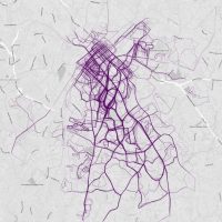 20 Unique Maps Of The Most Popular Routes Used By Runners - Arch2O.com