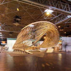 The TWIST installation at Timber Expo | AA School of Architecture