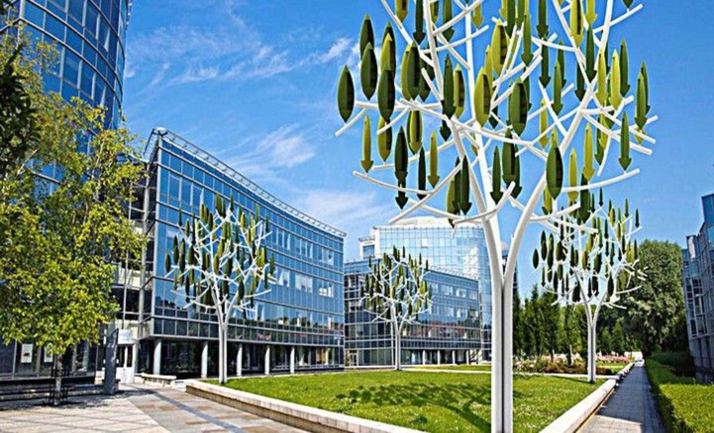 Wind Turbine Tree - Aeroleaves | NewWind - Arch2O.com