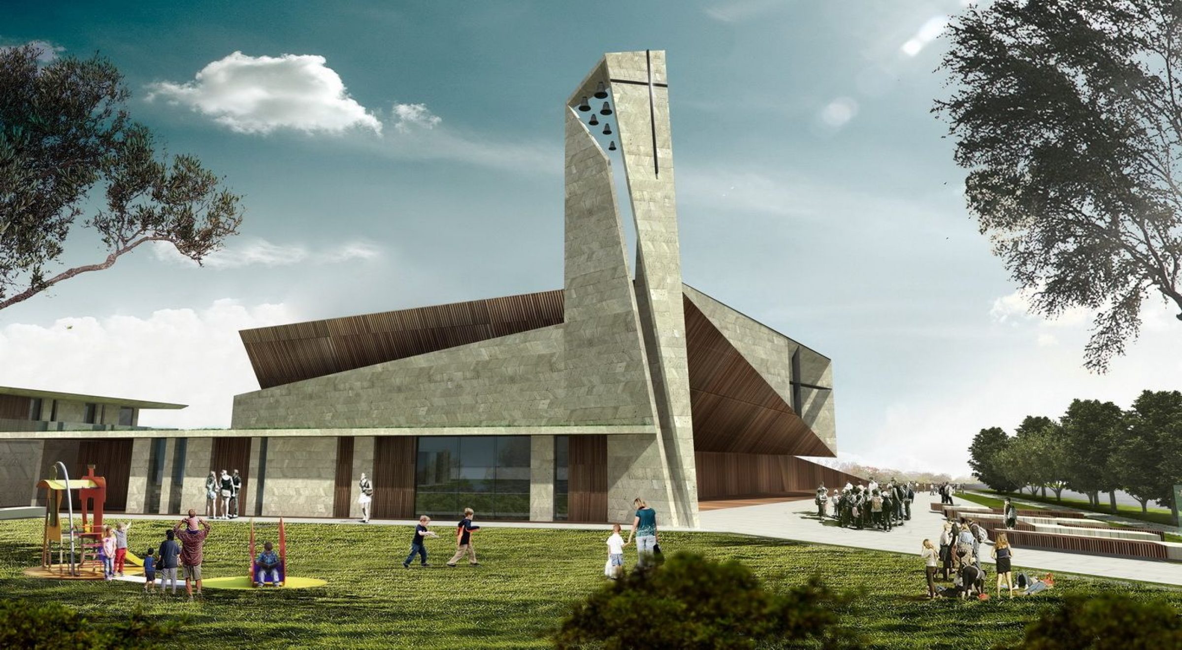 Winning Design for Cinisi Church | Studio Kuadra - Arch2O.com