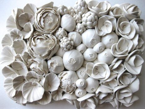 Polymer Flower Sculpture and Tiles | Angela Schwer – Arch2O.com