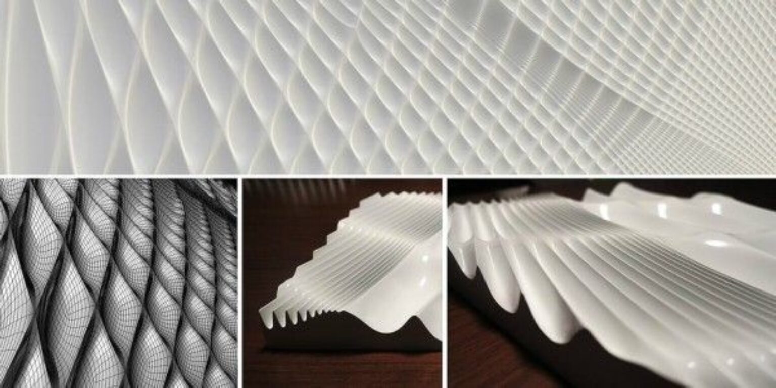 Sculptural Feature Wall in Dining Room | Fields Studio - Arch2O.com