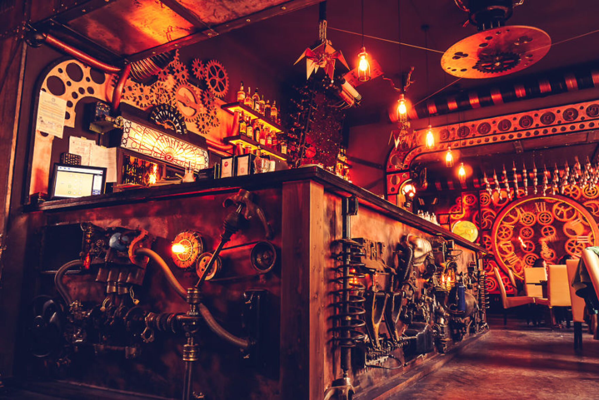 World's First Kinetic Steampunk Bar Opens in Romania - Arch2O.com