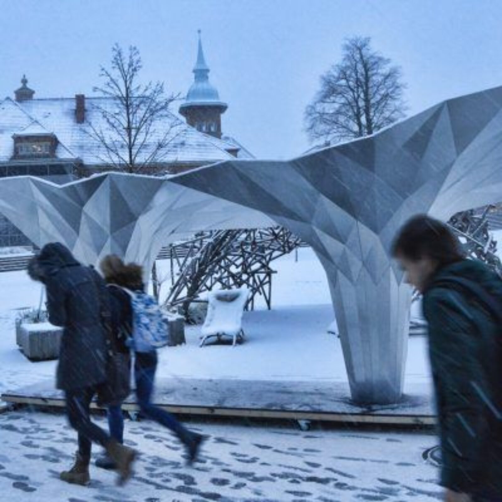 Foldfinding – Origami pavilion | Tal Friedman – Arch2O.com