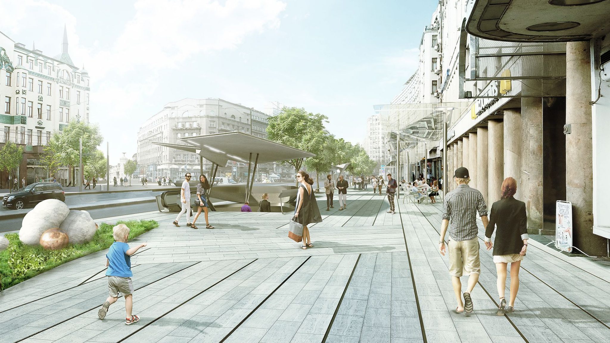 Three Squares | Isaie Bloch, Gilles Retsin, Igor Pantic and Soomeen ...