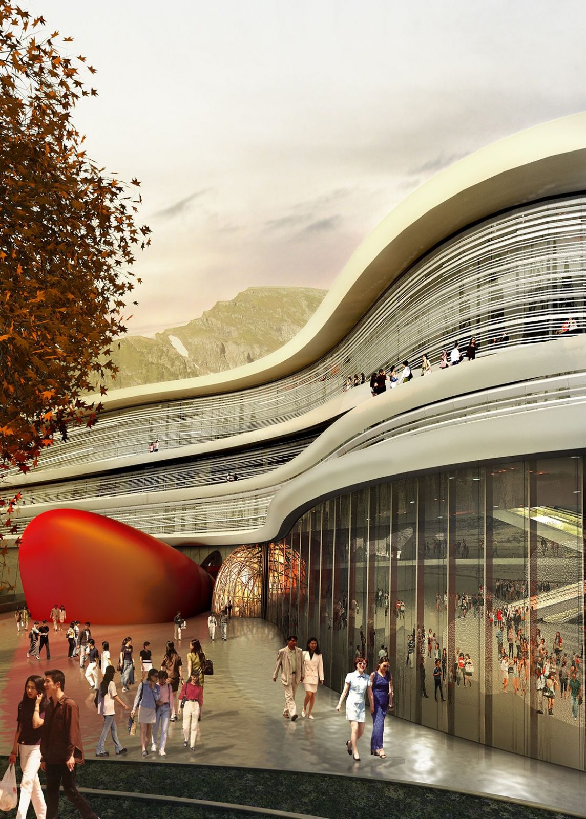 Fangshan Tangshan National Geopark Museum | Studio Odile Decq - Arch2O.com