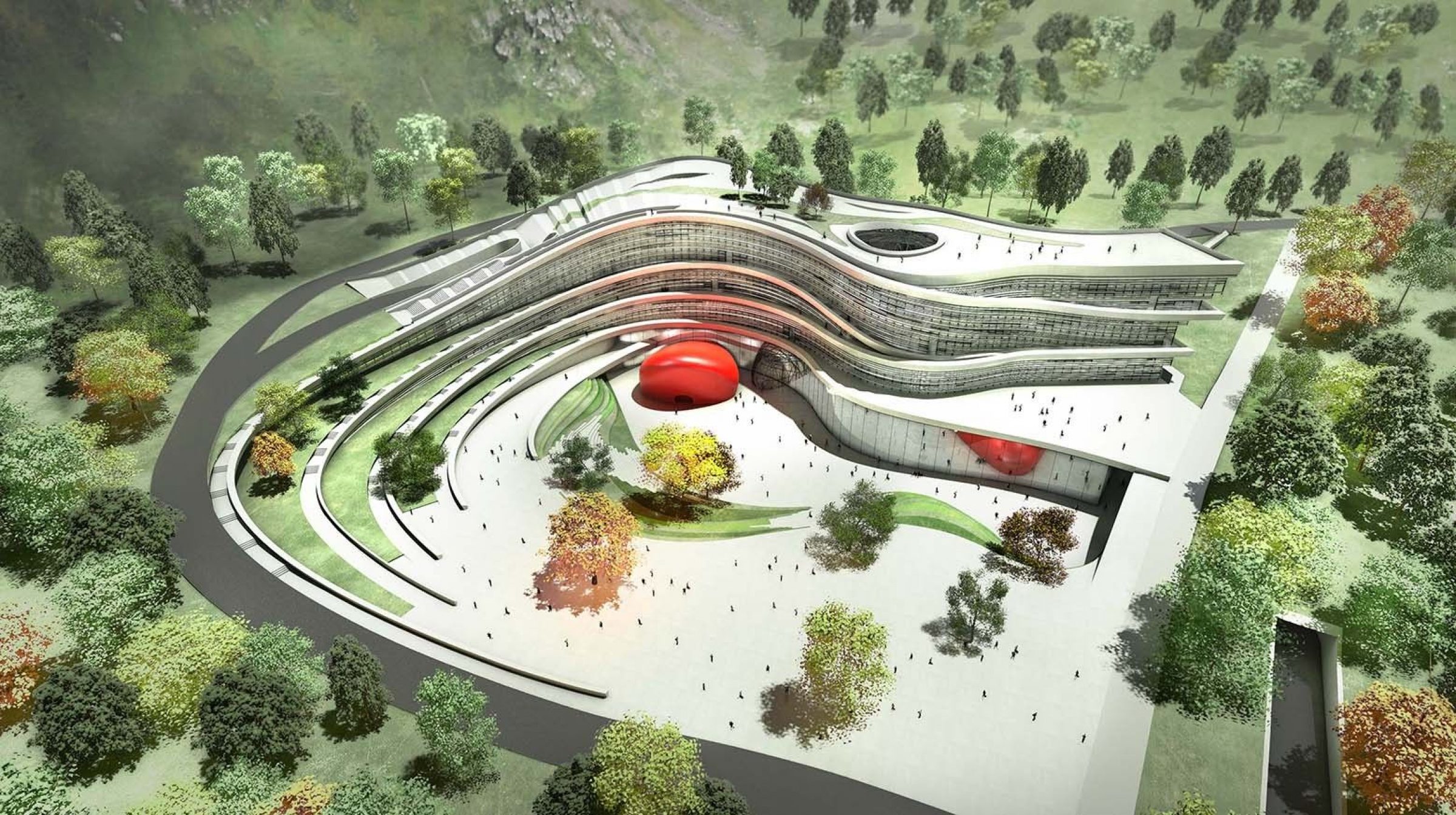 Fangshan Tangshan National Geopark Museum | Studio Odile Decq - Arch2O.com
