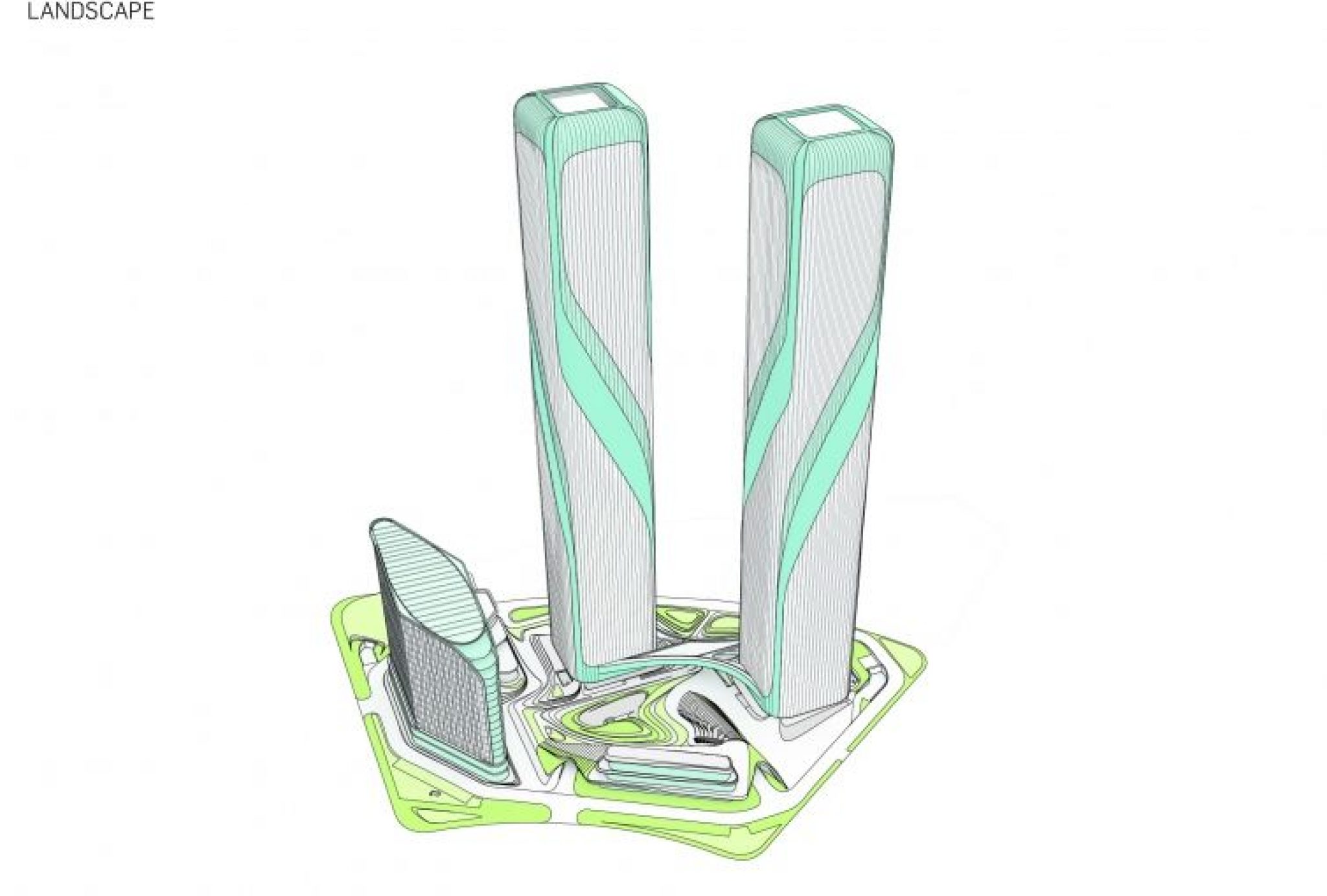LAVA reveal Zhejiang Gate Towers Masterplan – Arch2O.com