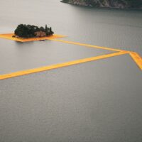 "Walk on Water" The Floating Piers installation | Christo and Jeanne ...