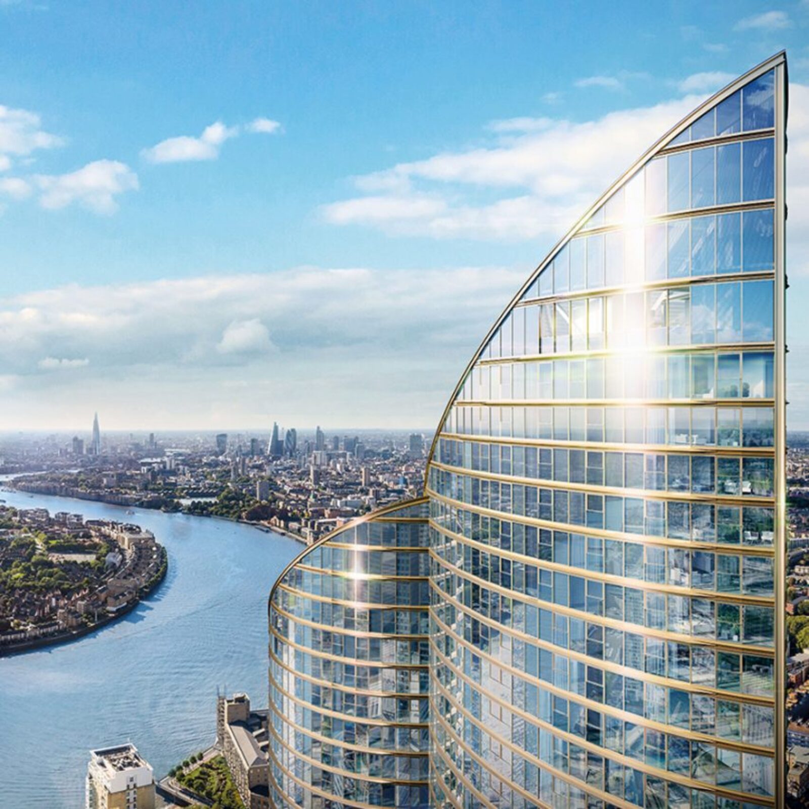 Spire London| HOK , will be Western Europe’s tallest residential tower ...