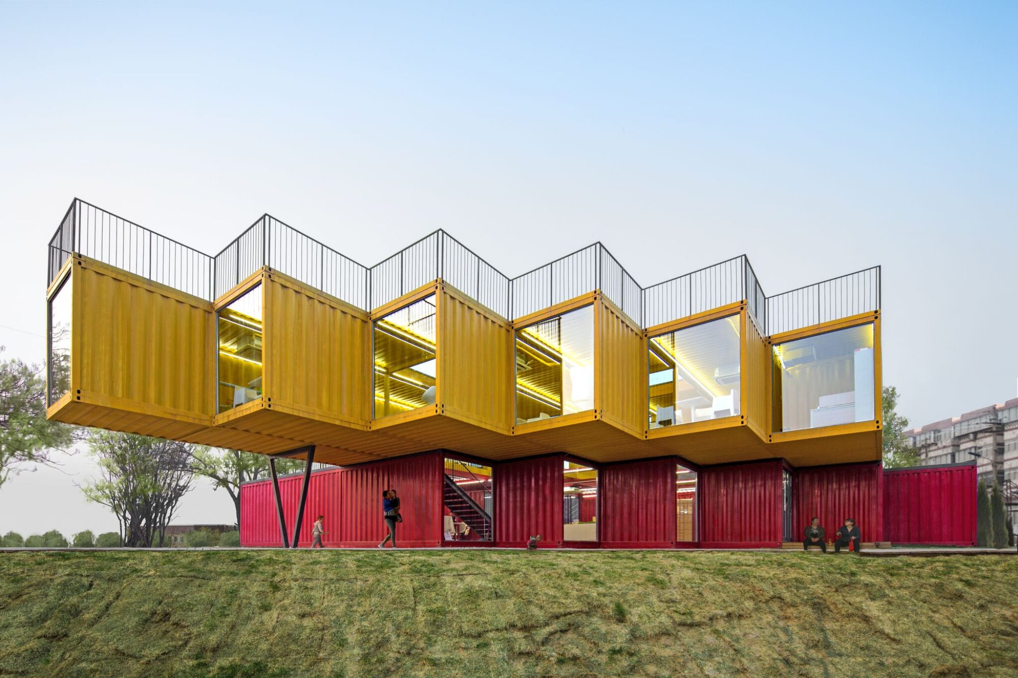Container Stack Pavilion | People's Architecture - Arch2O.com