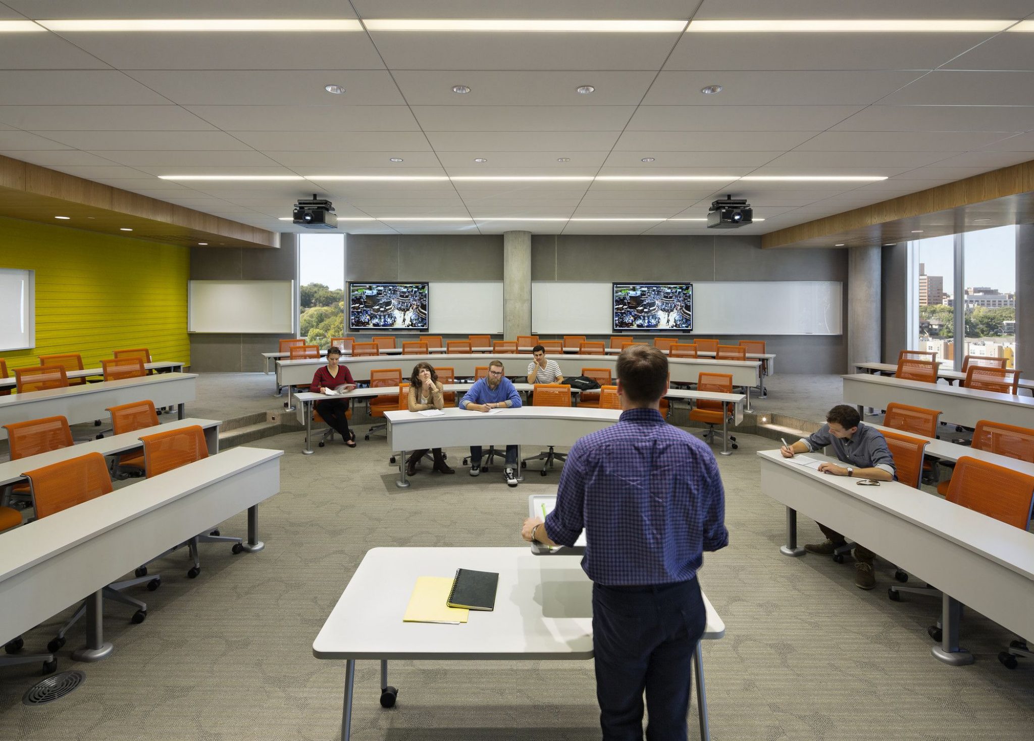 Henry W Bloch Executive Hall at University | BNIM + Moore Ruble Yudell ...