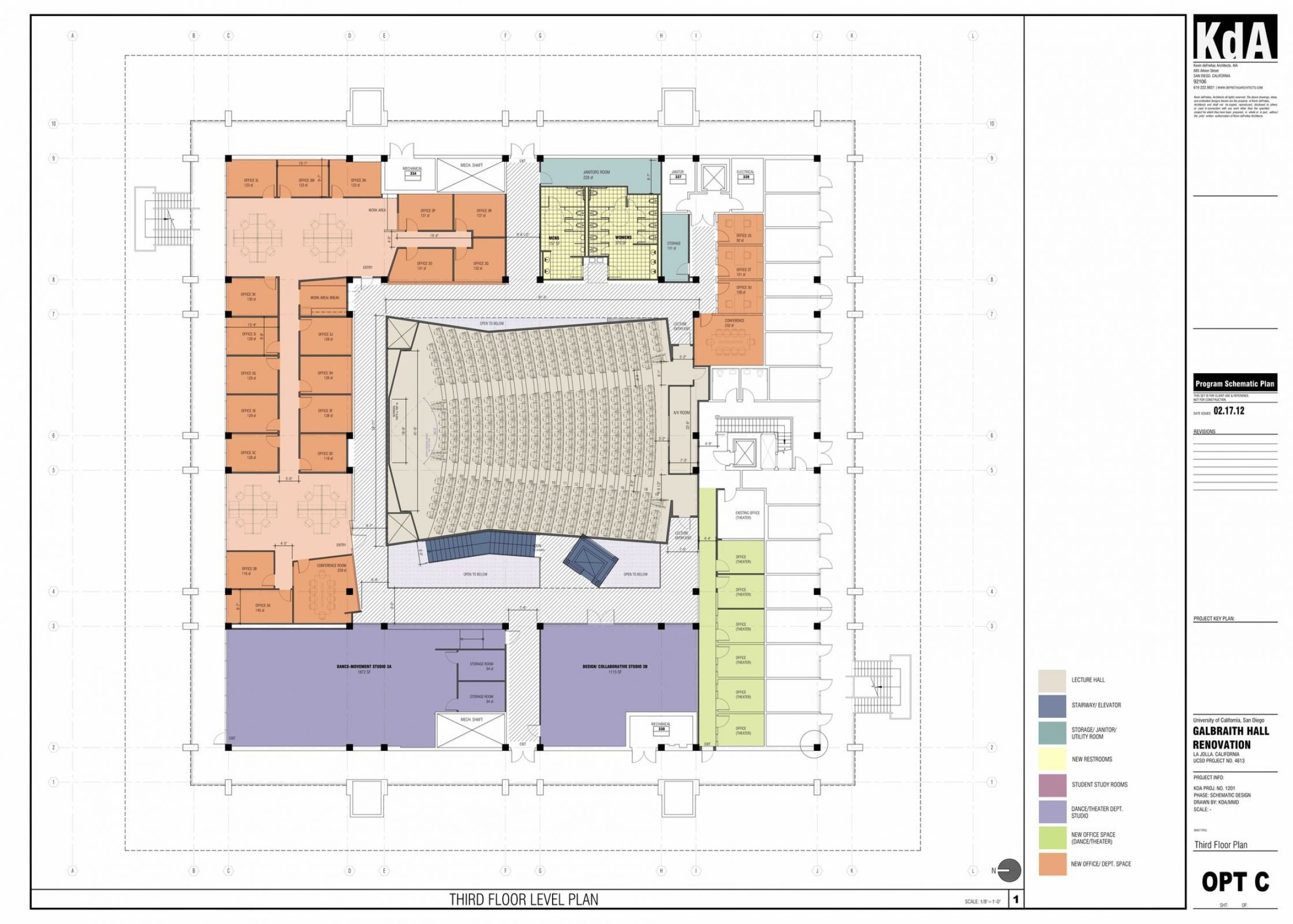UC San Diego - Galbraith Hall Interior Renovation | Kevin deFreitas ...