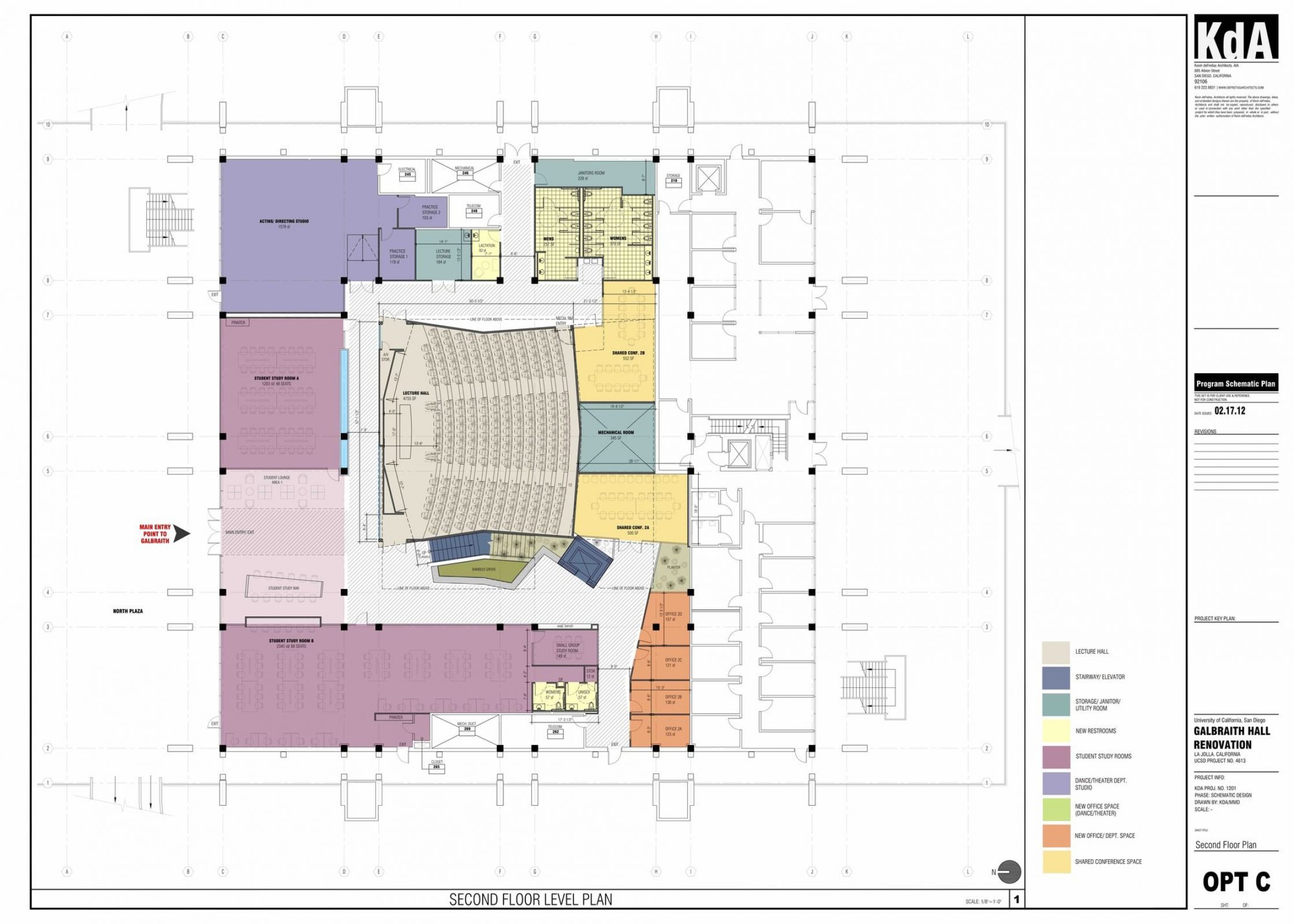 UC San Diego - Galbraith Hall Interior Renovation | Kevin deFreitas ...