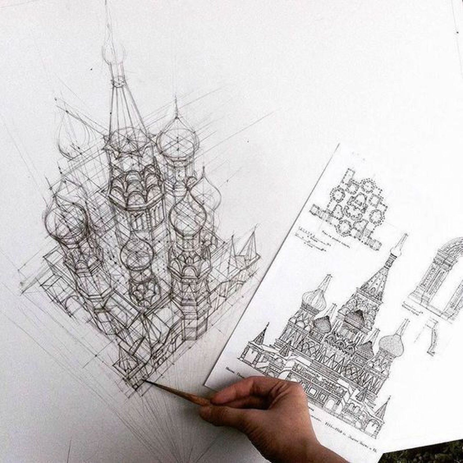 Architecture Student Revives the Magic of Architectural Hand Sketching ...