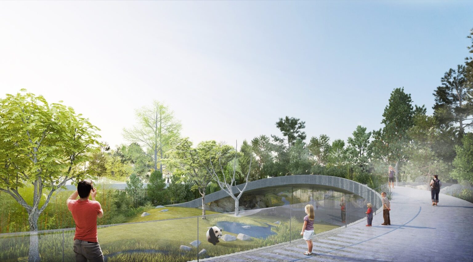 BIG Designs New Panda House for Copenhagen Zoo Yin-Yang-Shaped