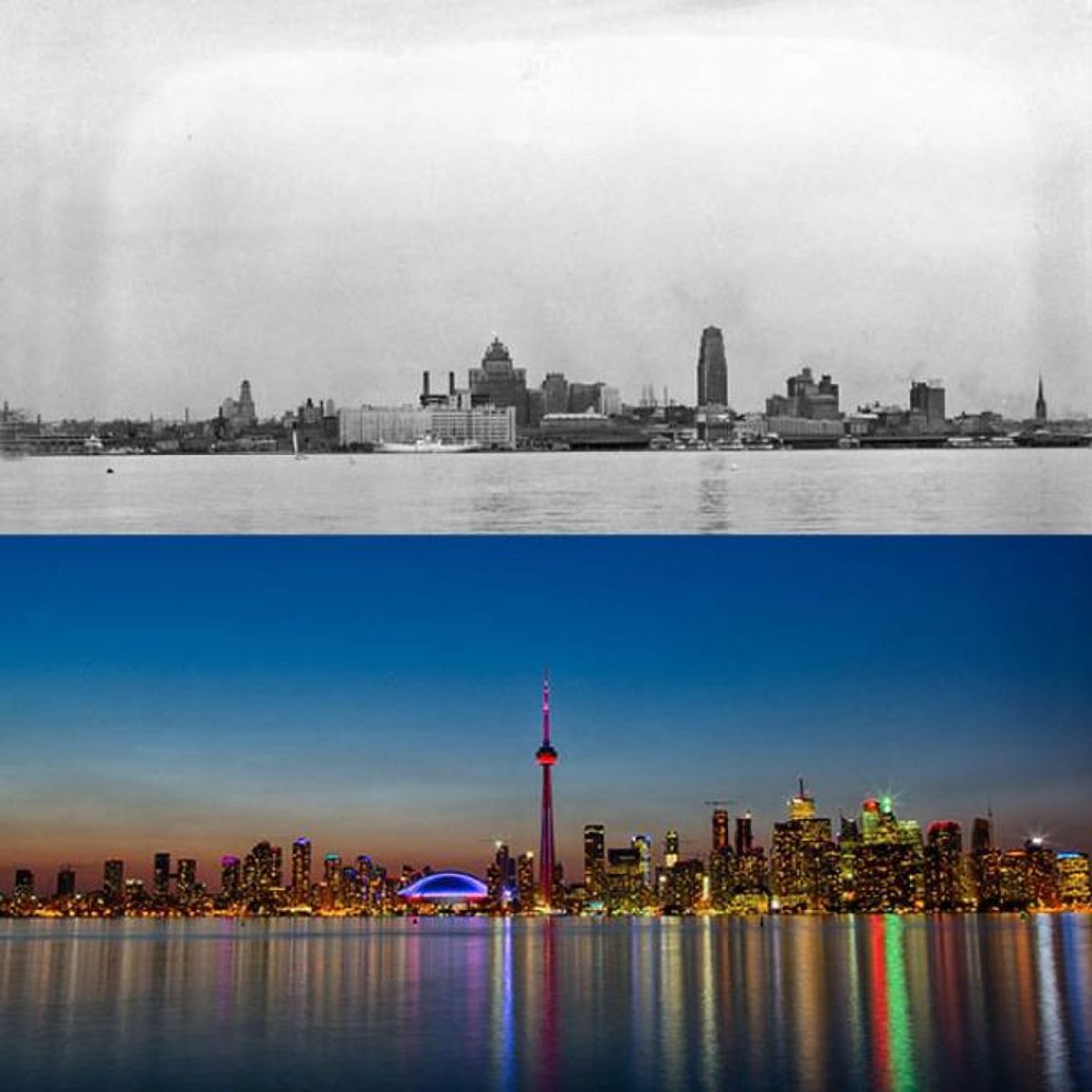Then vs Now: The Dramatic Change in the Skyline of 10 Worldwide Major ...