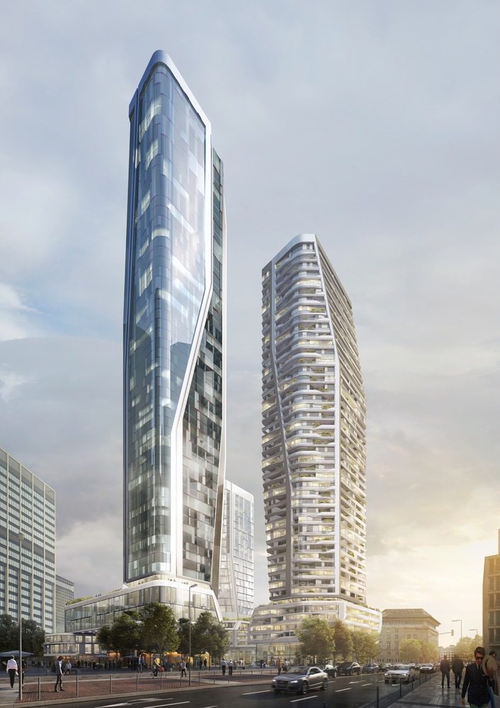 UNStudio Wins Competition for Mixed-Use High Rise in the Heart of ...