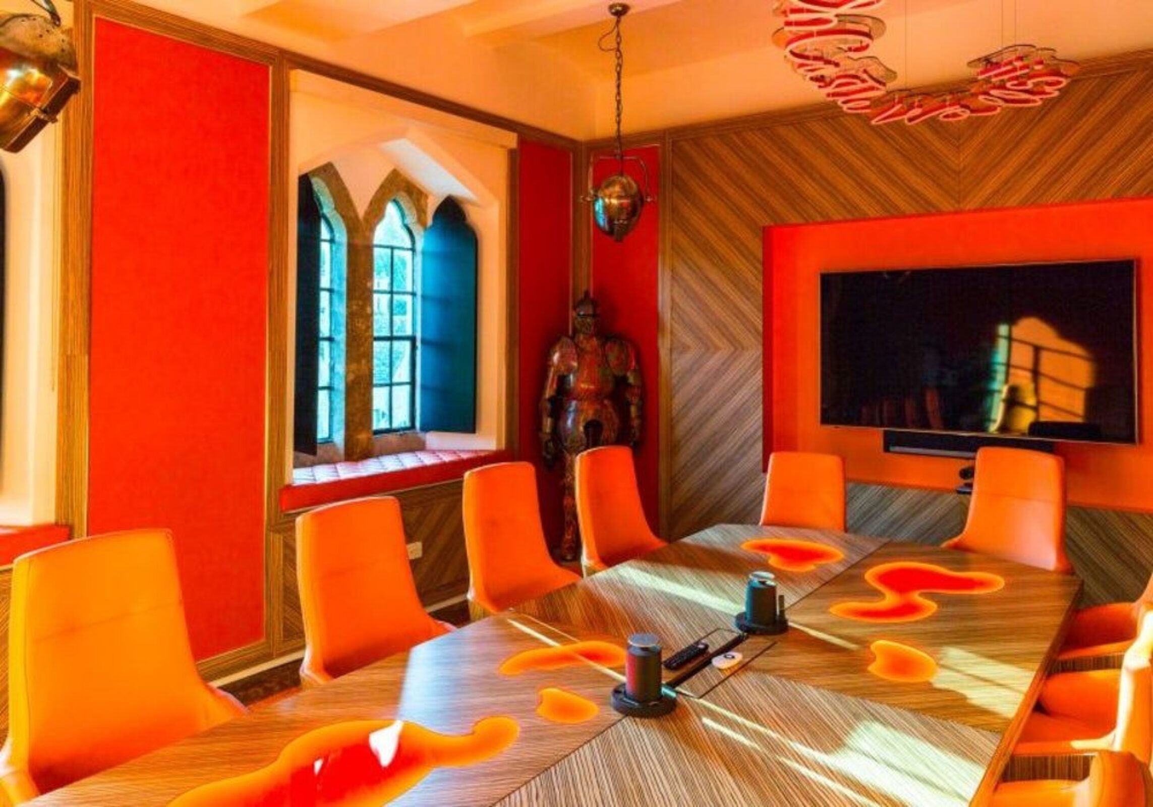 Vibrant Office Space inside a Victorian Castle Could Be Your New ...