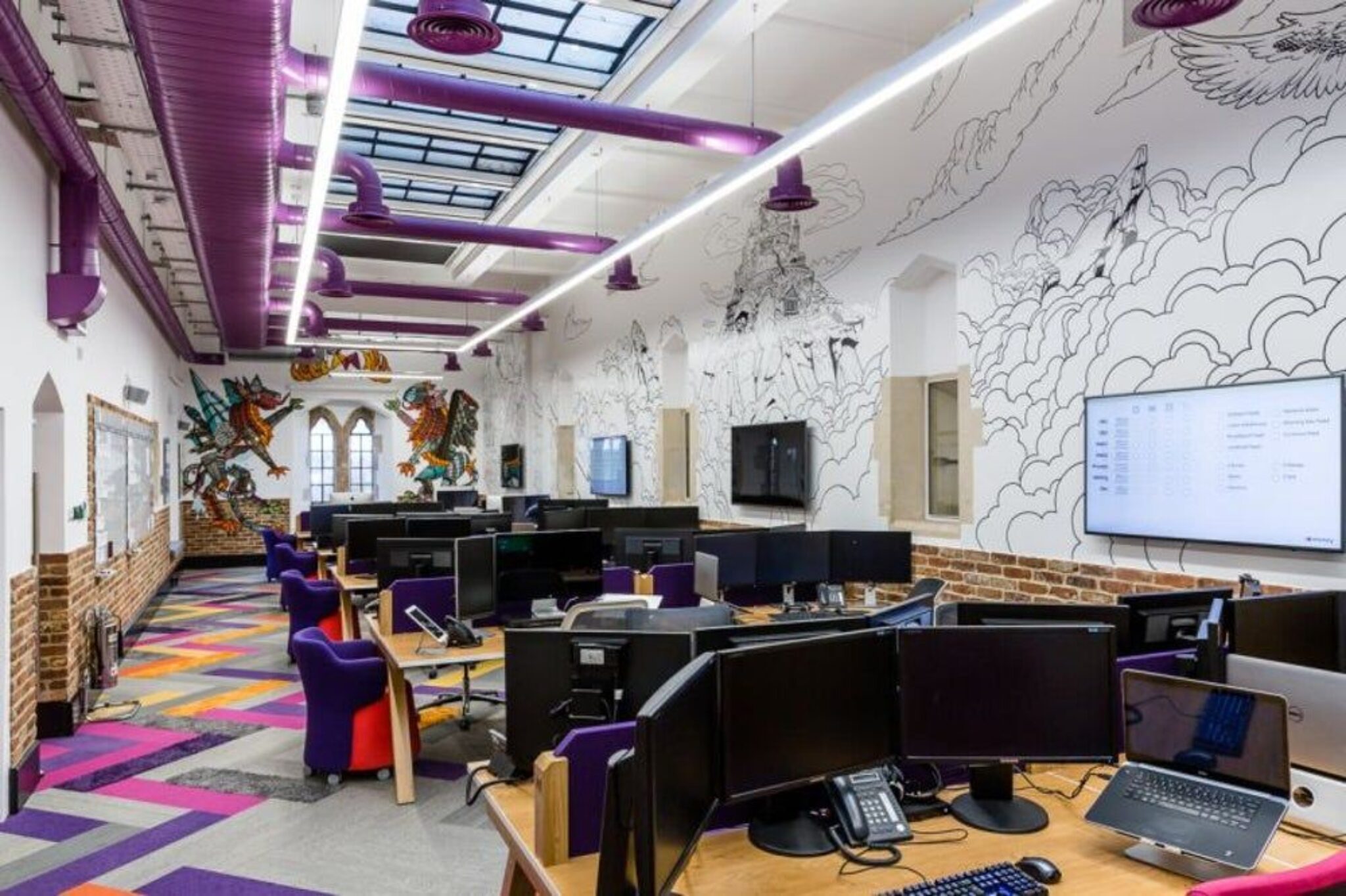 Vibrant Office Space inside a Victorian Castle Could Be Your New ...