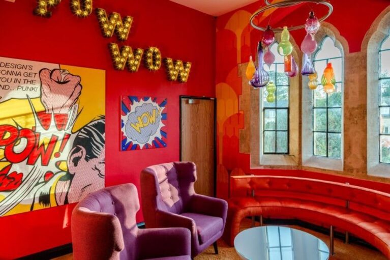Vibrant Office Space inside a Victorian Castle Could Be Your New ...