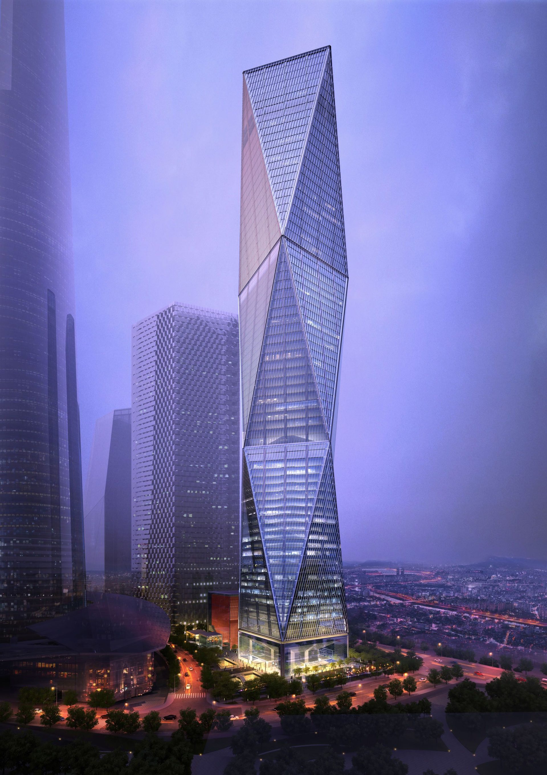 Diagonal Tower | SOM - Arch2O.com