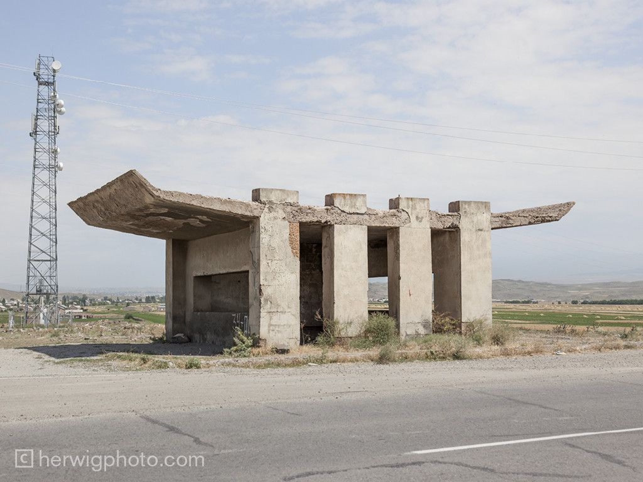 Photographer Christopher Herwig Captures the Unusual ‘Soviet Bus Stops ...