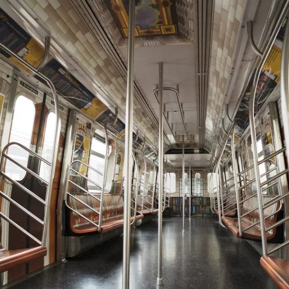 "Subway Library" Train in New York City - Arch2O.com