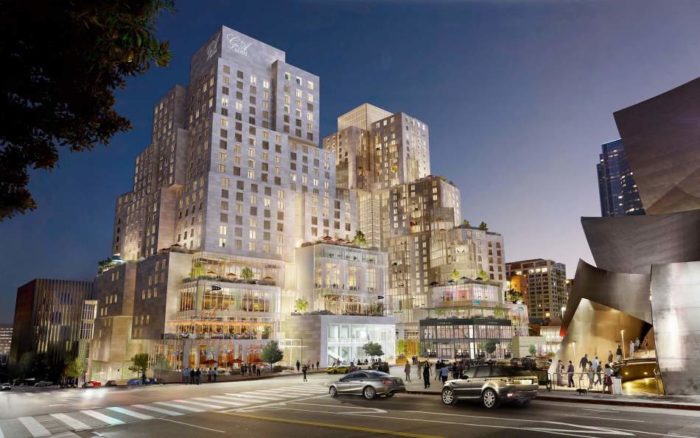 Construction of Long-Delayed Grand Avenue Development by Gehry Partners ...