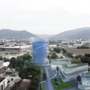 LAVA’s New Energy Tower in Germany Mimics Giant Battery - Arch2O.com