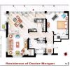25 Perfectly Detailed Floor Plans of Homes from Popular TV Shows ...