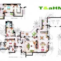 25 Perfectly Detailed Floor Plans of Homes from Popular TV Shows ...