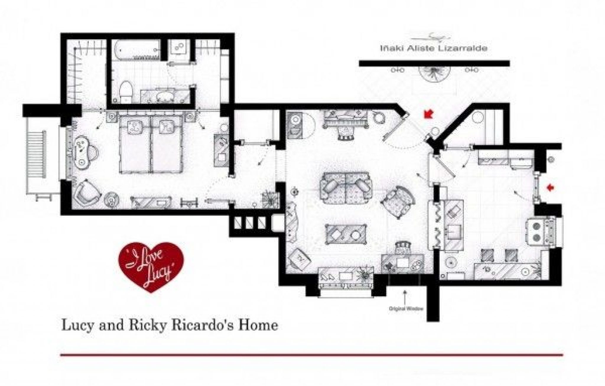 25 Perfectly Detailed Floor Plans of Homes from Popular TV Shows ...