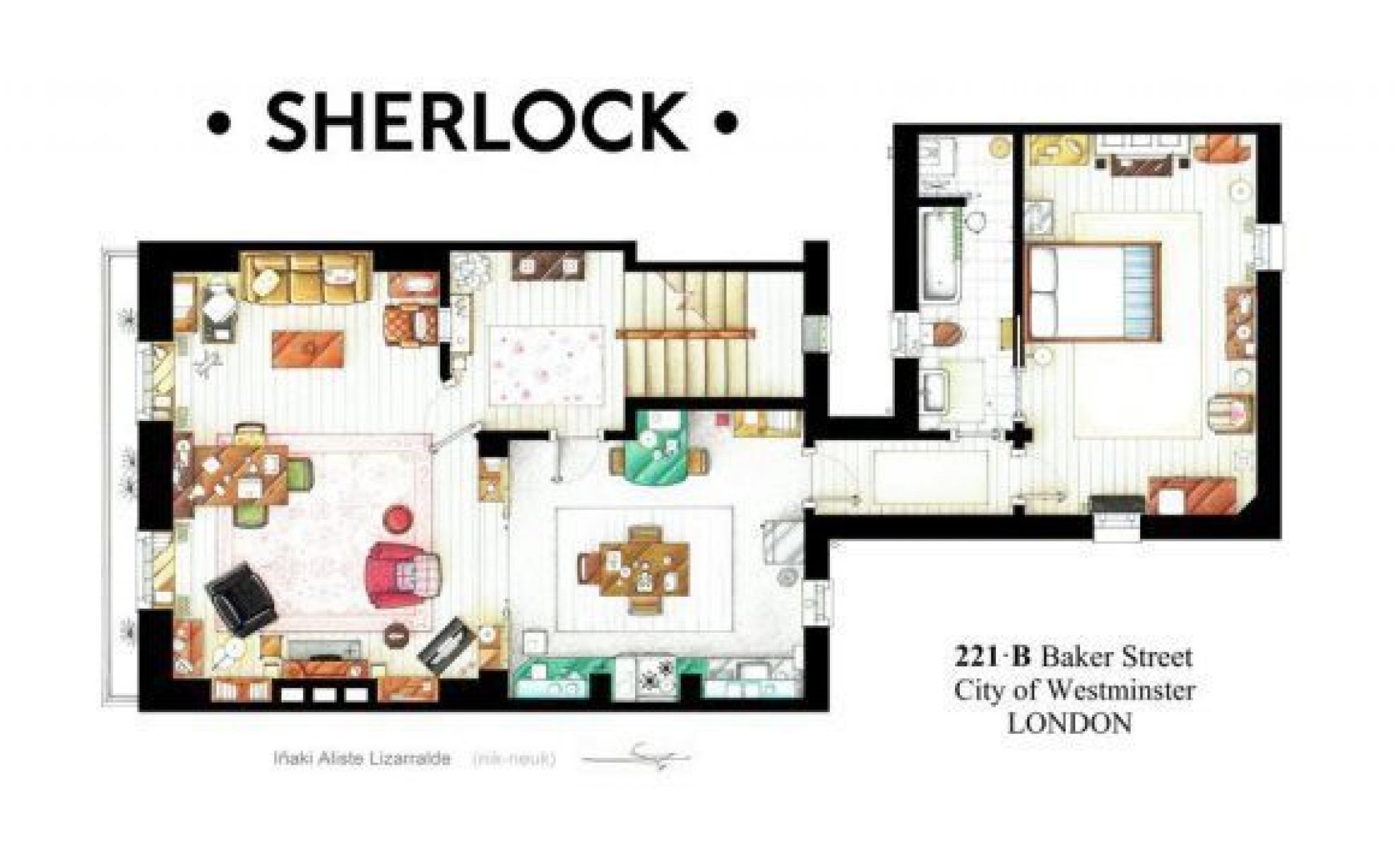 25 Perfectly Detailed Floor Plans of Homes from Popular TV Shows ...