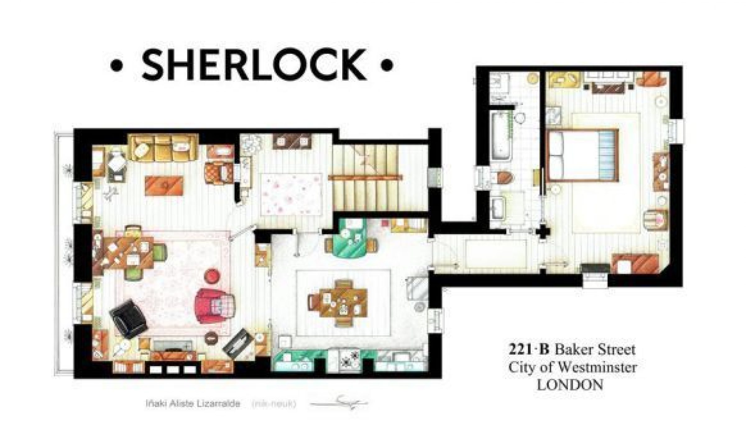 25 Perfectly Detailed Floor Plans of Homes from Popular TV Shows ...