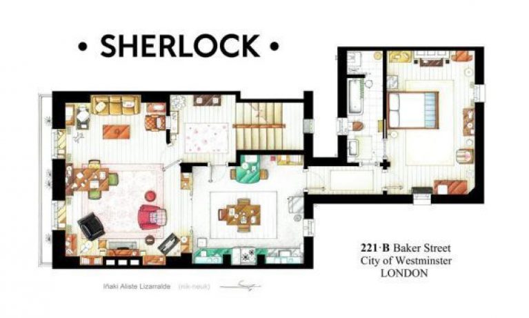 25 Perfectly Detailed Floor Plans of Homes from Popular TV Shows ...