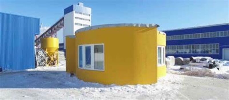3D Printed House by Apis Cor Entirely Created in One Day - Arch2O.com