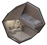 Hexagonal Housing Pods by Framlab Shelter NYC Homeless - Arch2O.com