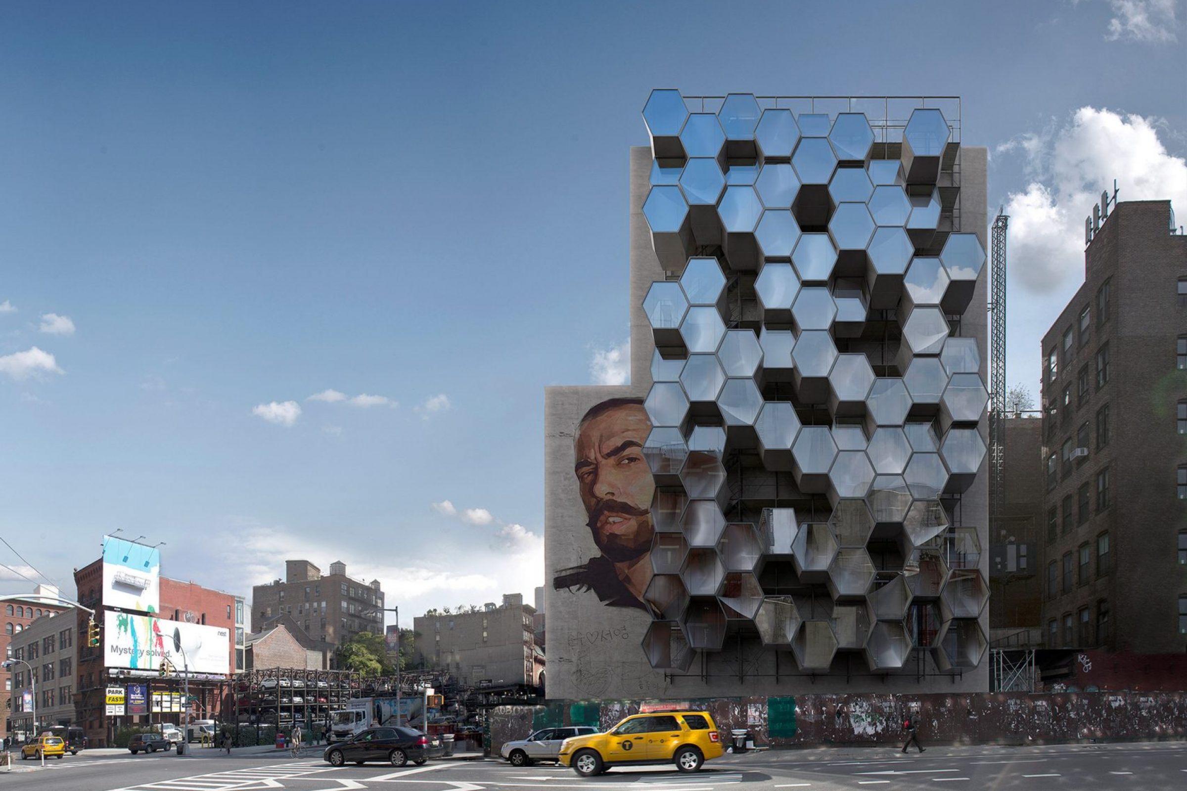 Hexagonal Housing Pods by Framlab Shelter NYC Homeless - Arch2O.com