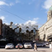 Hexagonal Housing Pods by Framlab Shelter NYC Homeless - Arch2O.com