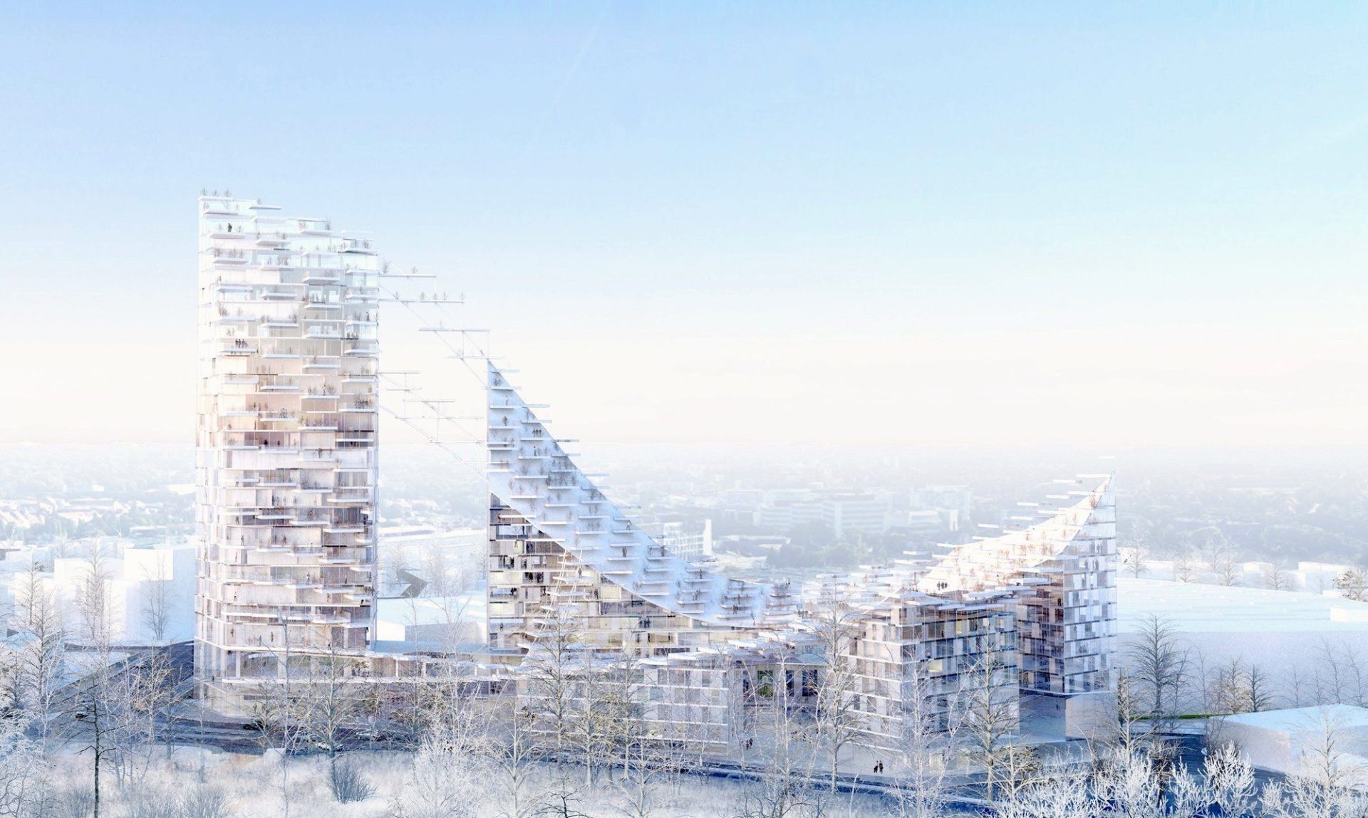 Sou Fujimoto Architects and AWAA Win Contest to Design High-rise Series ...