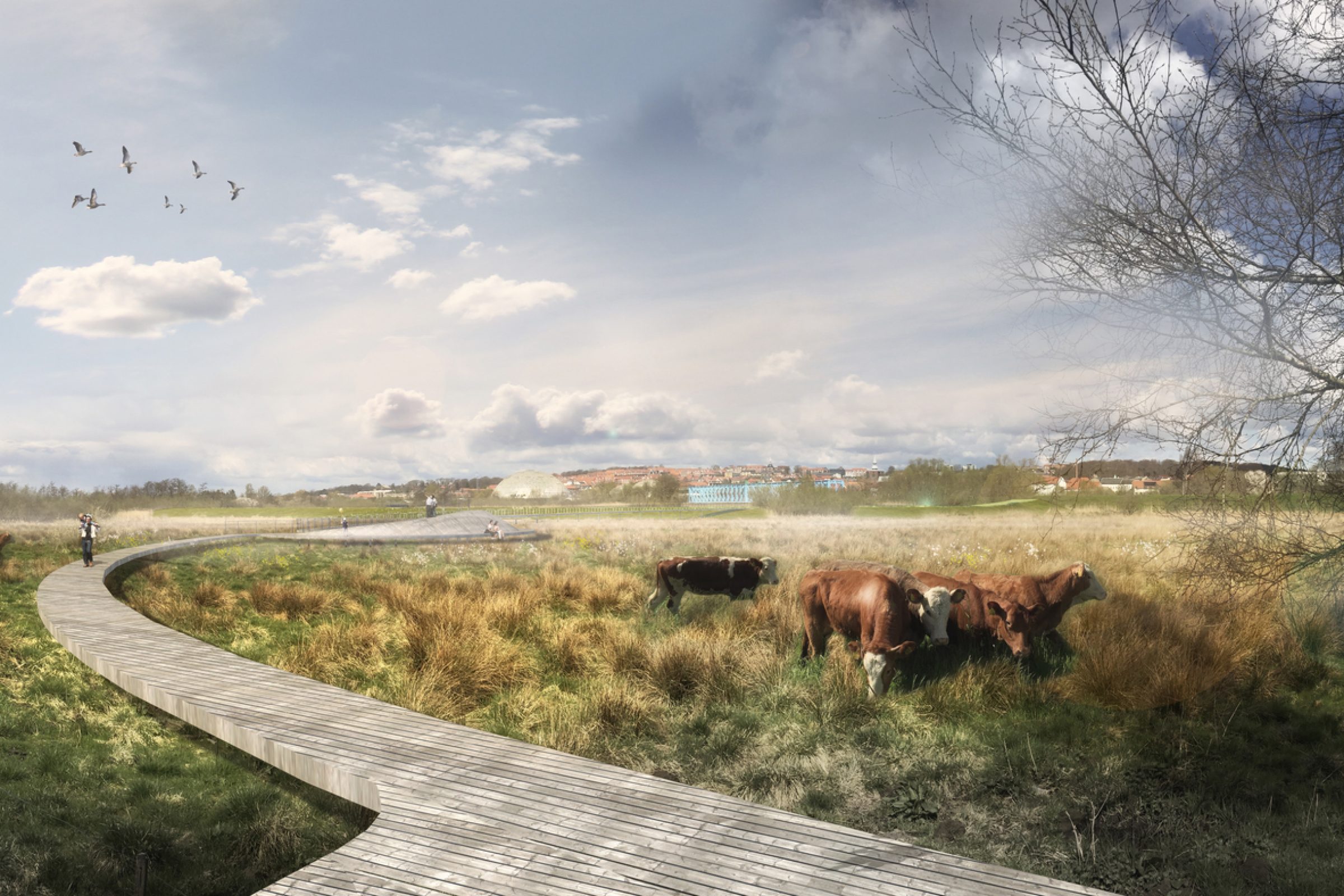 CF Møller Designs Flood-Resistant Park in Denmark - Arch2O.com