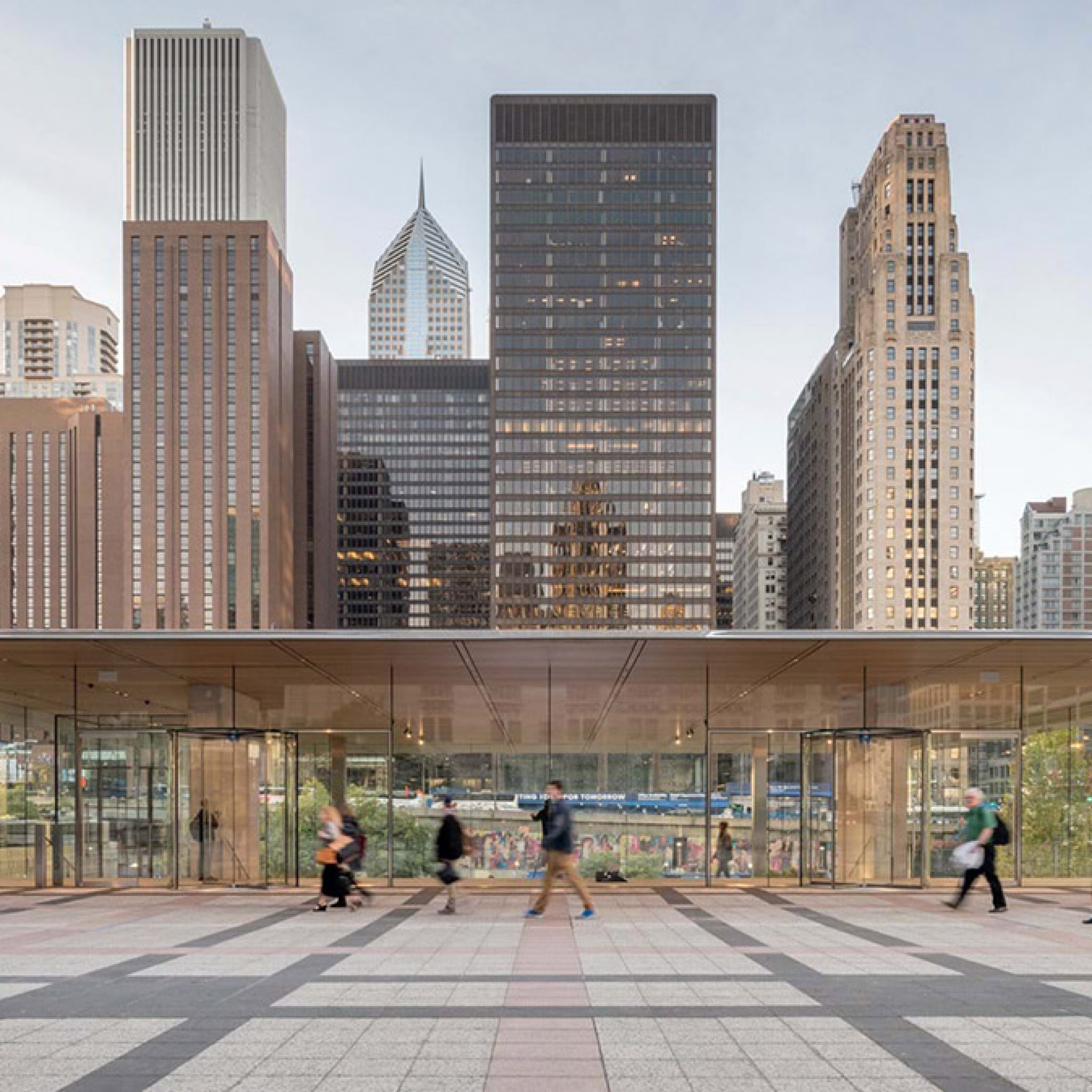 Foster + Partners Apple's Store Chicago Can Not Handle The Winter Blues ...