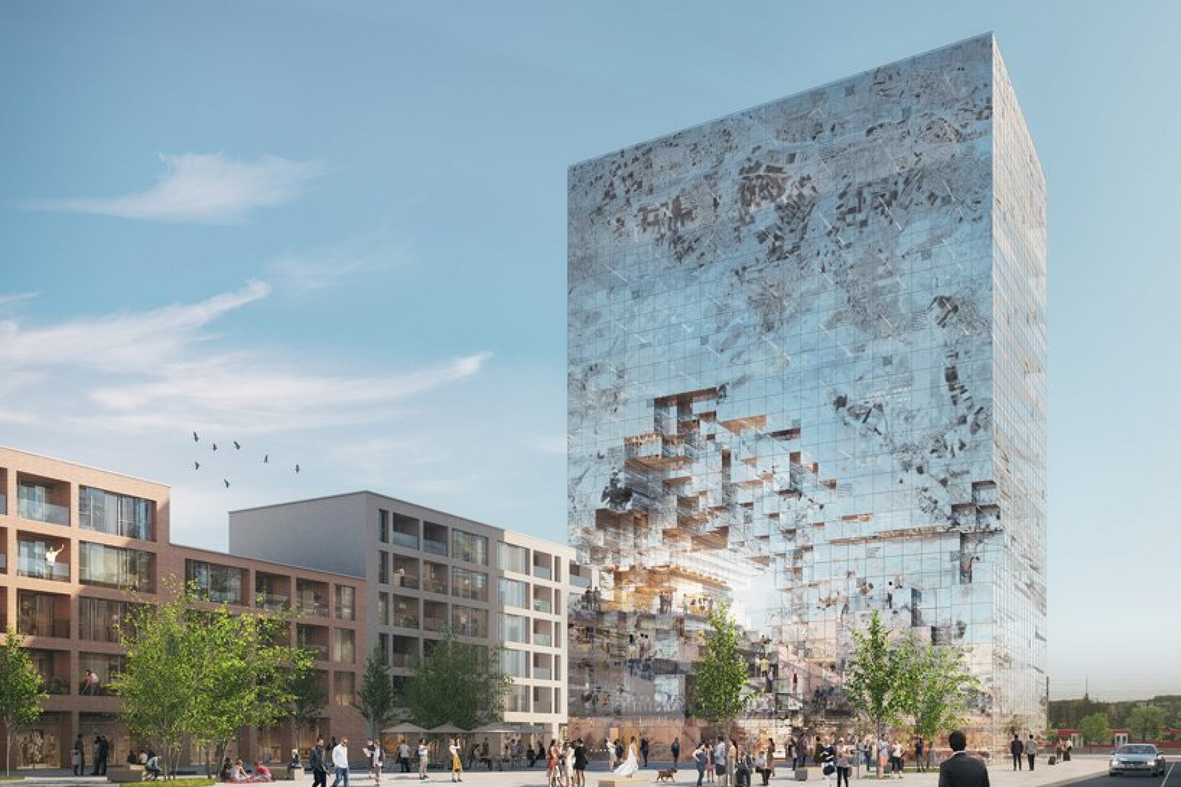 MVRDV Unveils Plans of Rock-Inspired Office Building in Germany ...