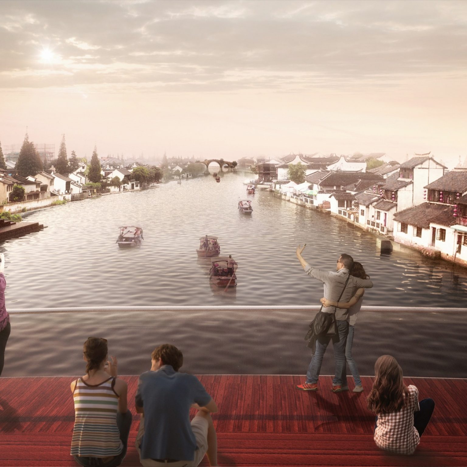 MVRDV Wins Dawn Bridge Competition: A New Dual Use Landmark in Shanghai ...